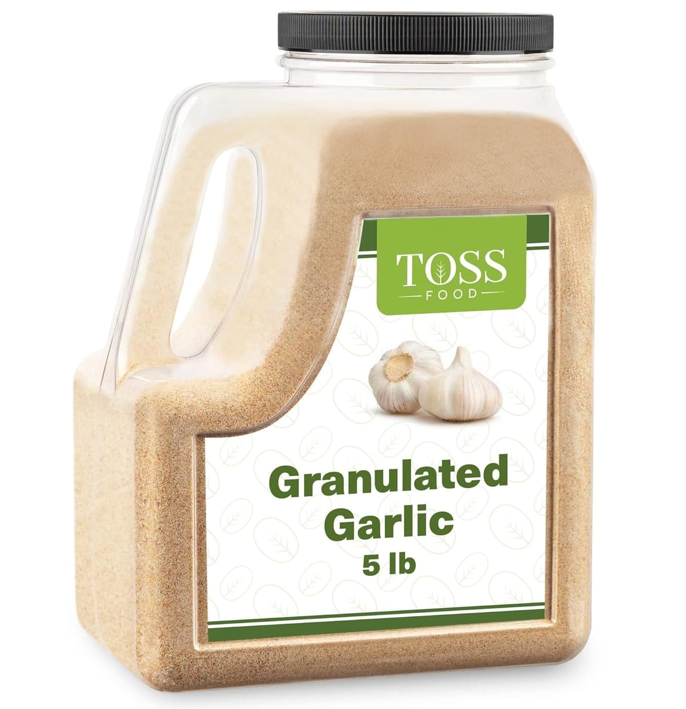 TOSS Granulated Garlic 5 WHF2 LB - Bulk Granulated Garlic Spice, Great ...