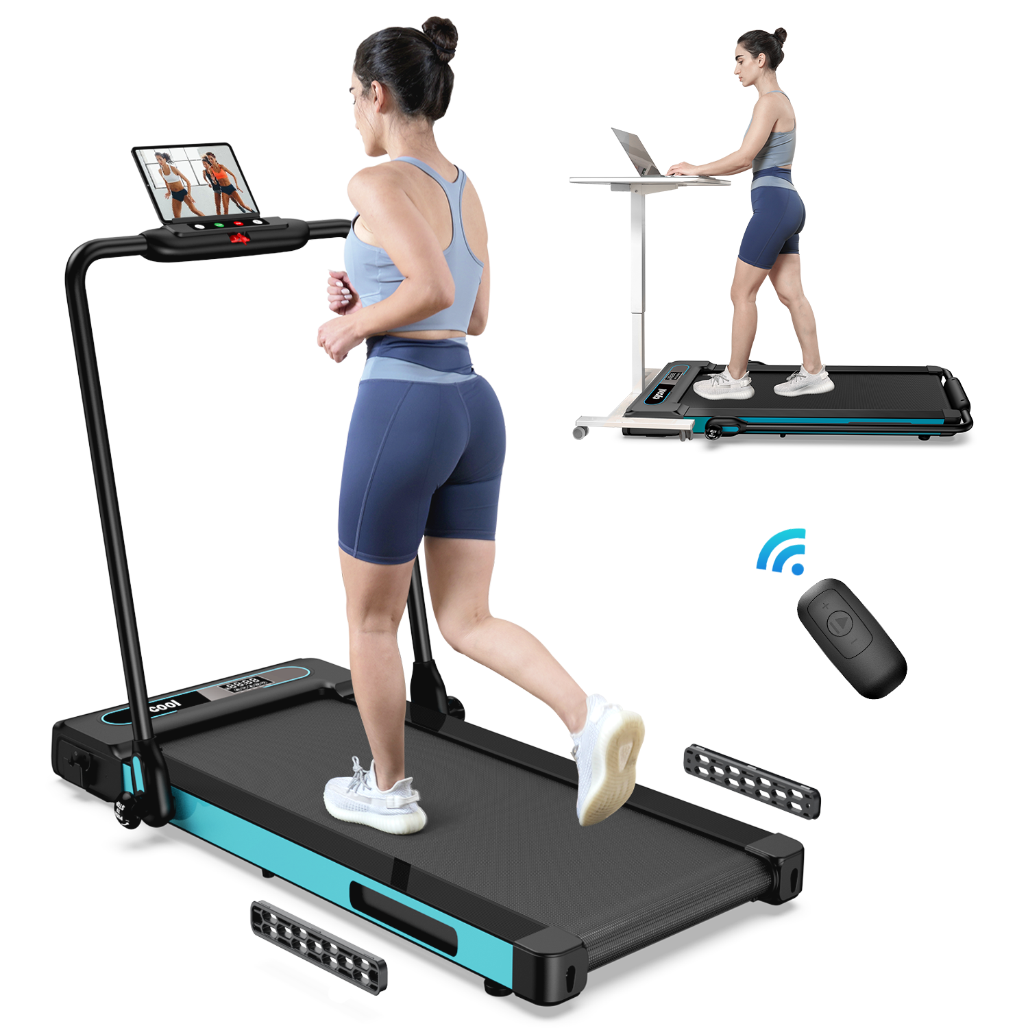 Sunny Health & Fitness Easy Assembly Motorized Treadmill for Walking ...