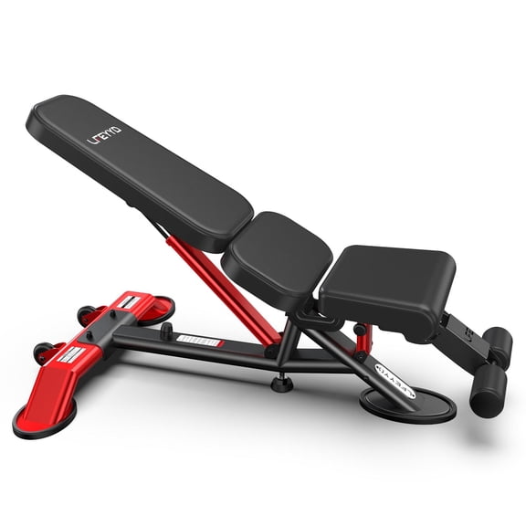 Danrelax 3-in-1 Adjustable Chest Press Machine, Incline Decline Flat ...