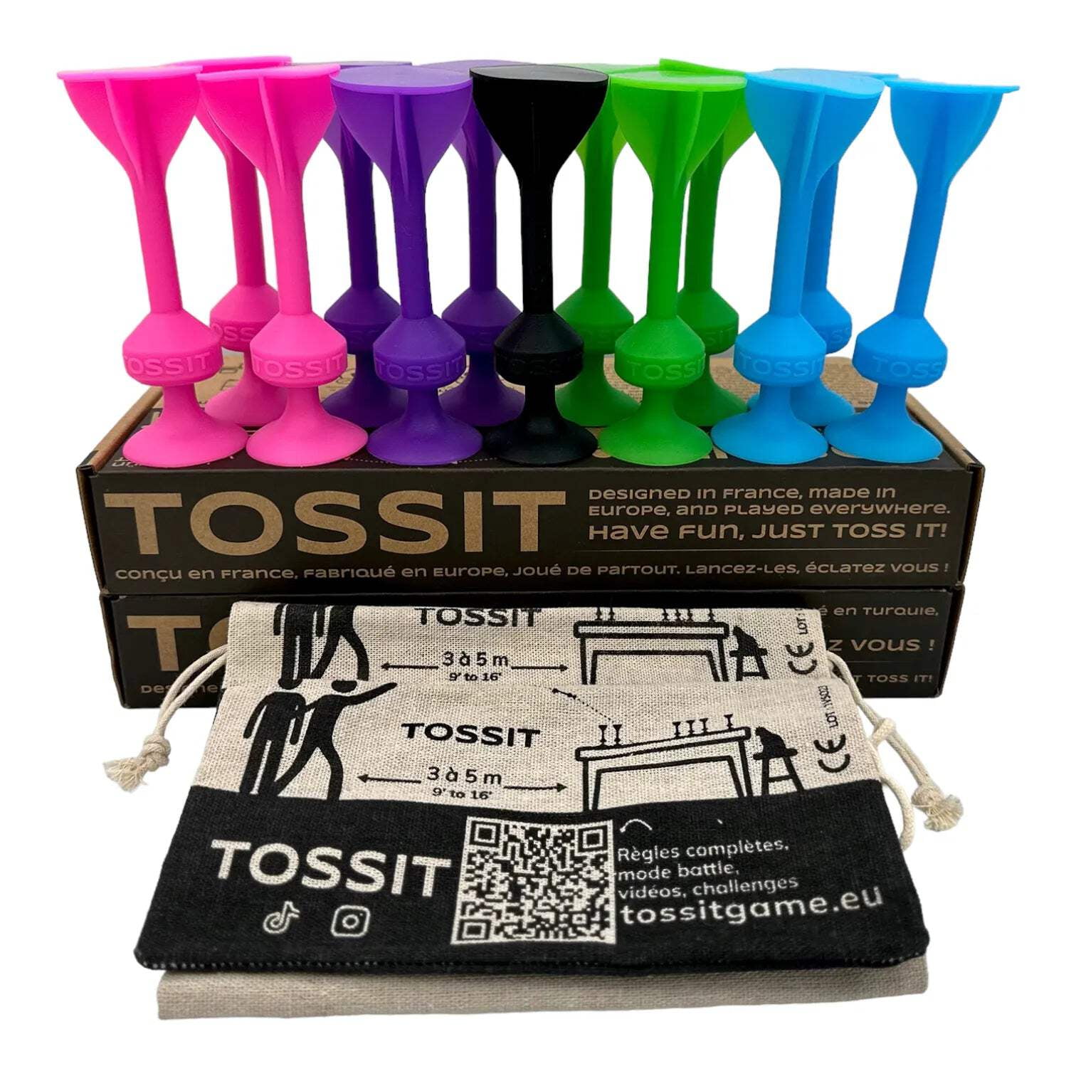 TOSSIT - X2 Edition Pink/Blue-Purple/Green - Walmart.com