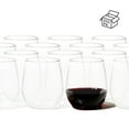 TOSSWARE Clear Plastic 14oz Vino Wine Glass, Set of 252 - Walmart.com