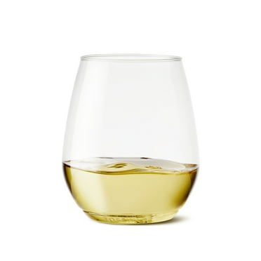 TOSSWARE 14oz Disposable Drinking Cups Set, Clear Plastic Vino Wine ...