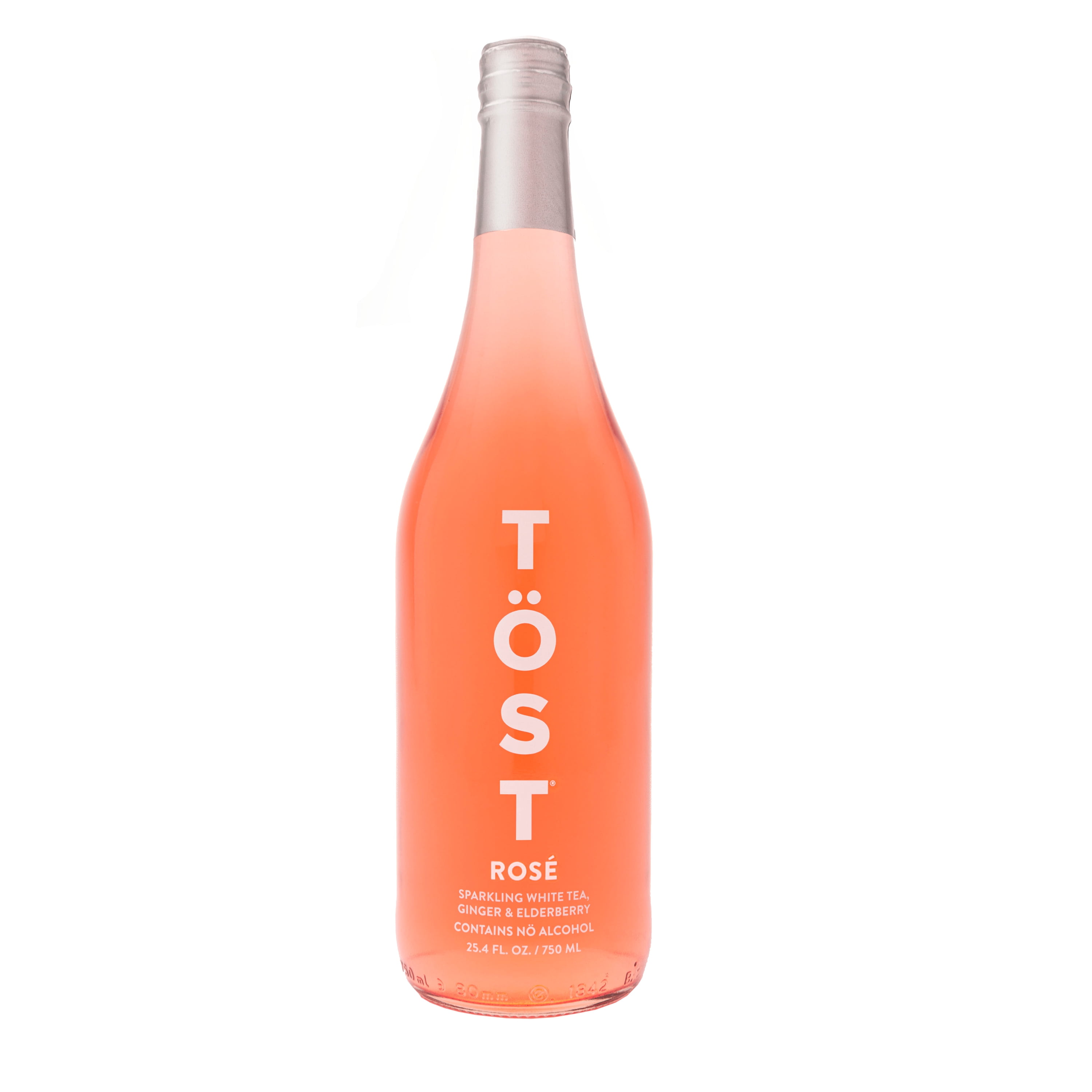 TOST Non-Alcoholic Sparkling Rosé Beverage, 25.4 fl oz. Bottle ...