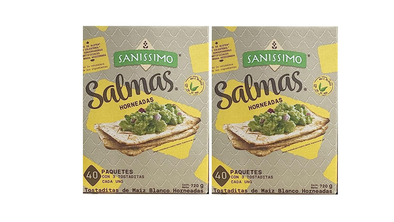Sanissimo Mexican Oven Baked Corn Crackers - TOSTADAS HORNEADAS SALMAS ...