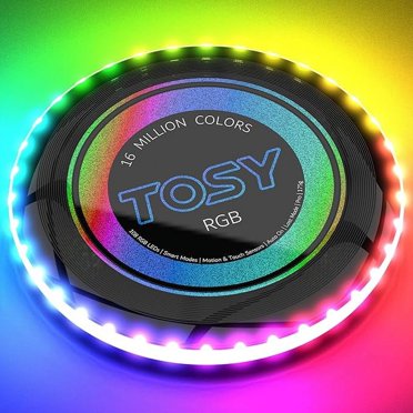 TOSY Flying Ring - 16 Million Color RGB or 12 LEDs, Super Bright, Auto ...