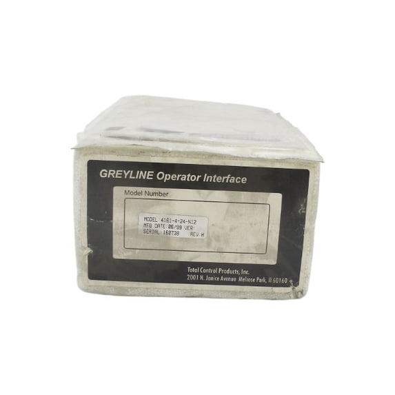 TOTAL CONTROL PRODUCTS 4161-4-24-N12 REV. H DATE: 06/99 NSFS - Walmart.com