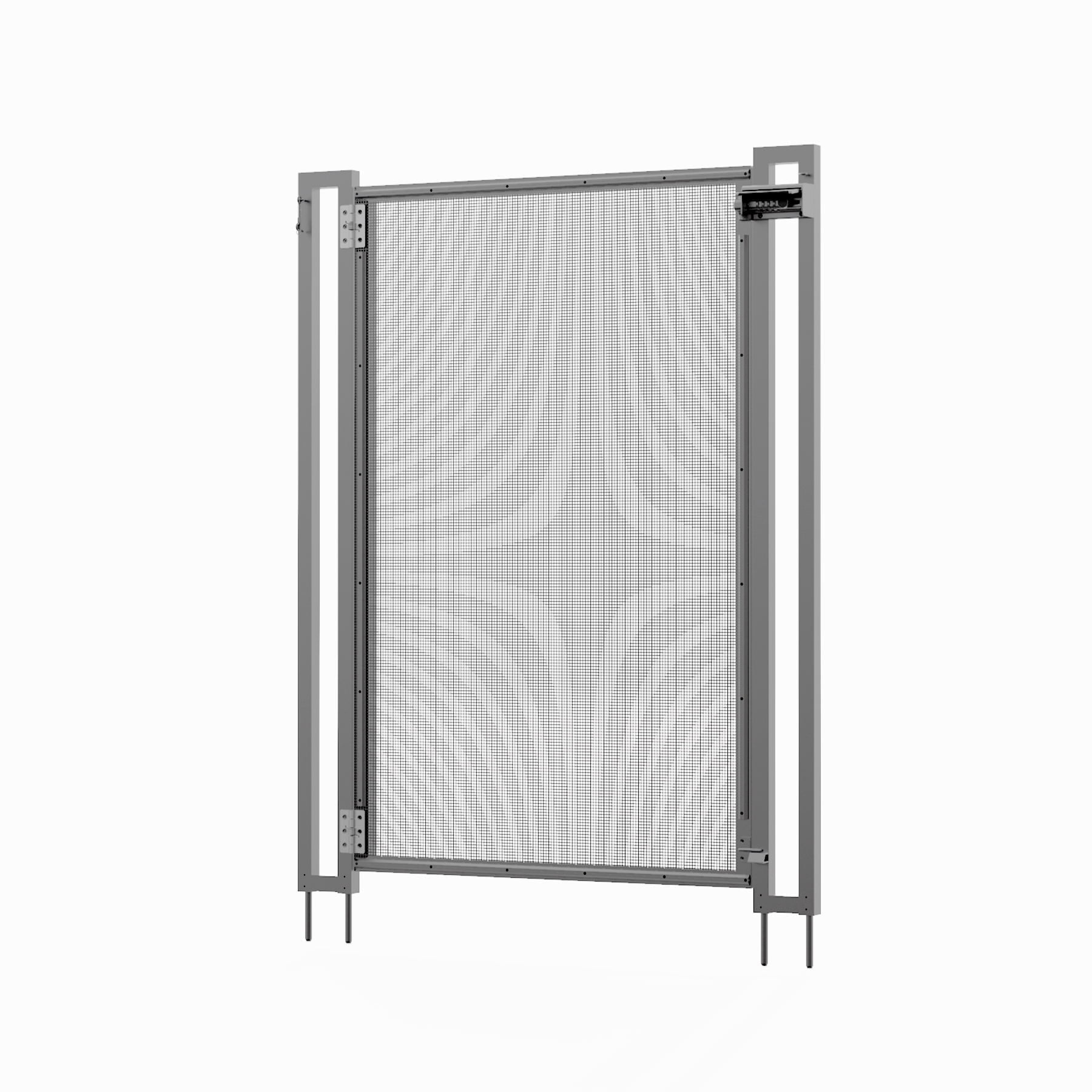 TOTAL Outdoor Self-Closing Pool Gate with Magnetic Latch & Drill Guide ...