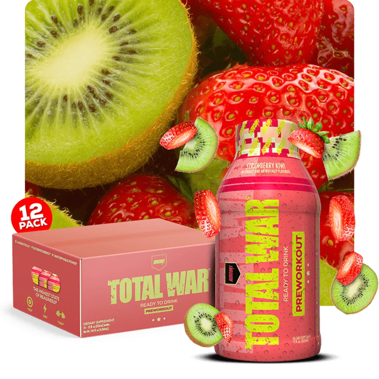 TOTAL WAR READY TO DRINK PREWORKOUT (12 SERVINGS) - Walmart.com