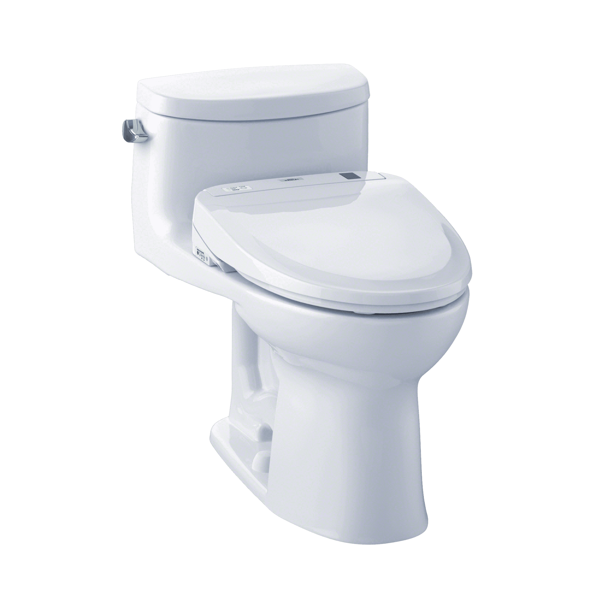 TOTO® Connect+® Kit Supreme® II One-Piece Elongated 1.28 GPF Toilet and ...