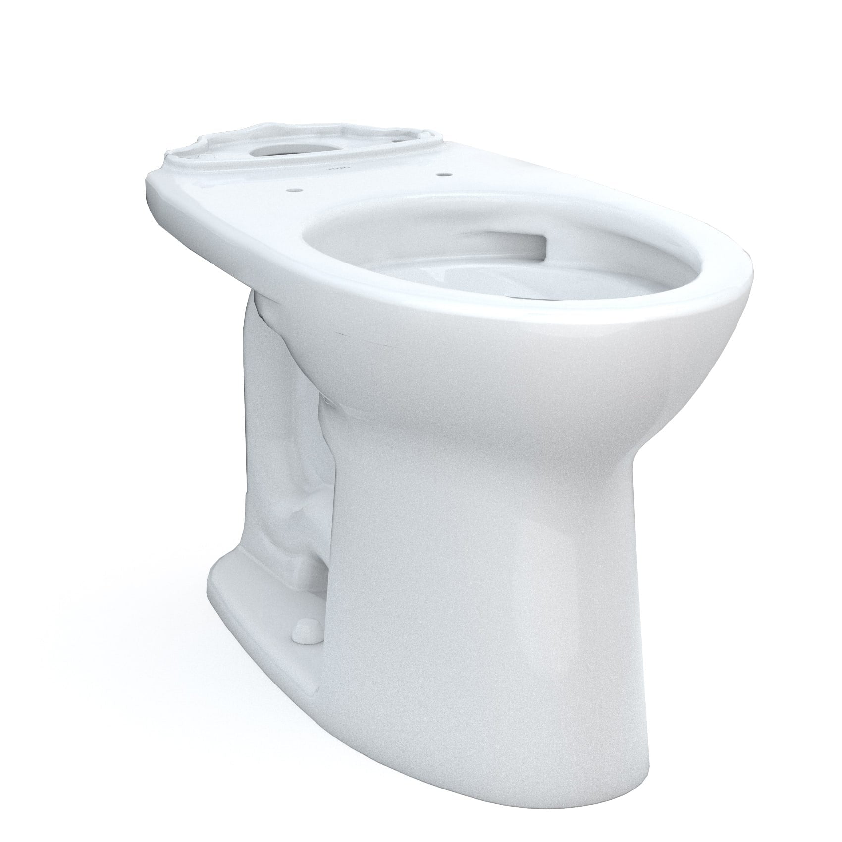 TOTO® Drake® Elongated TORNADO FLUSH® Toilet Bowl with CEFIONTECT ...