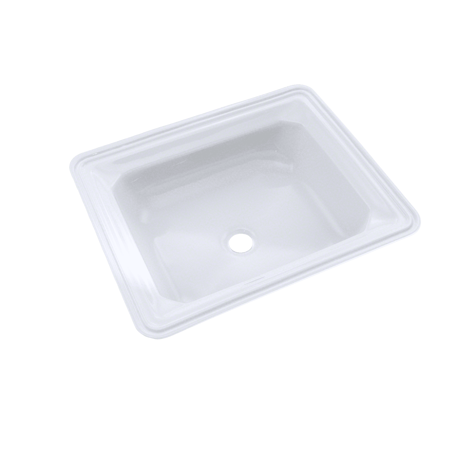TOTO® Guinevere® Rectangular Undermount Bathroom Sink with CEFIONTECT ...