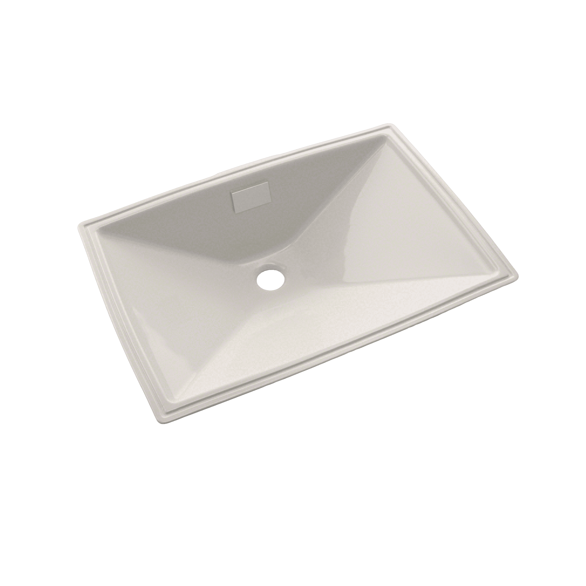 TOTO® Lloyd® Rectangular Undermount Bathroom Sink, Colonial White ...