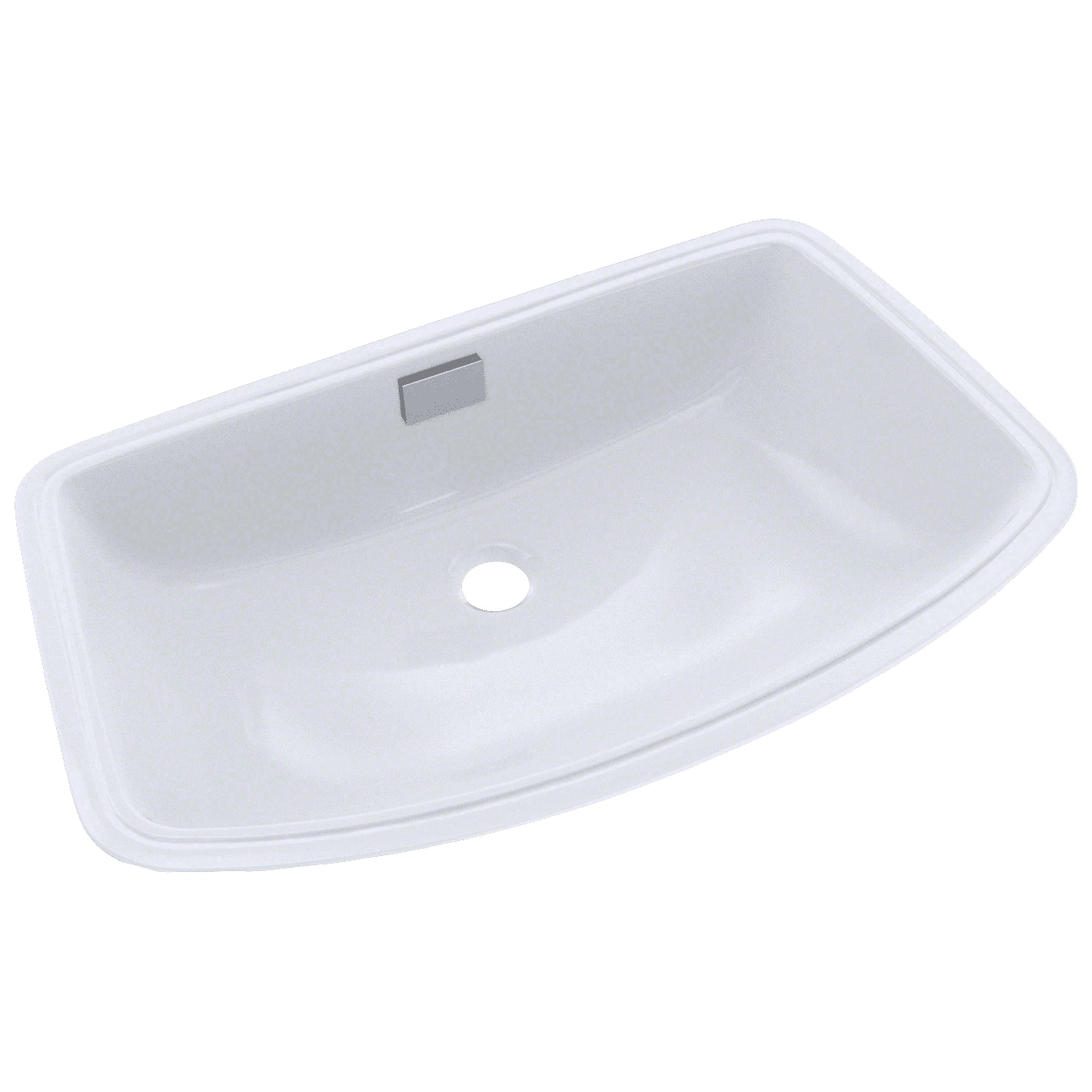 TOTO® Soirée® Arched Front Rectangular Undermount Bathroom Sink, Cotton ...