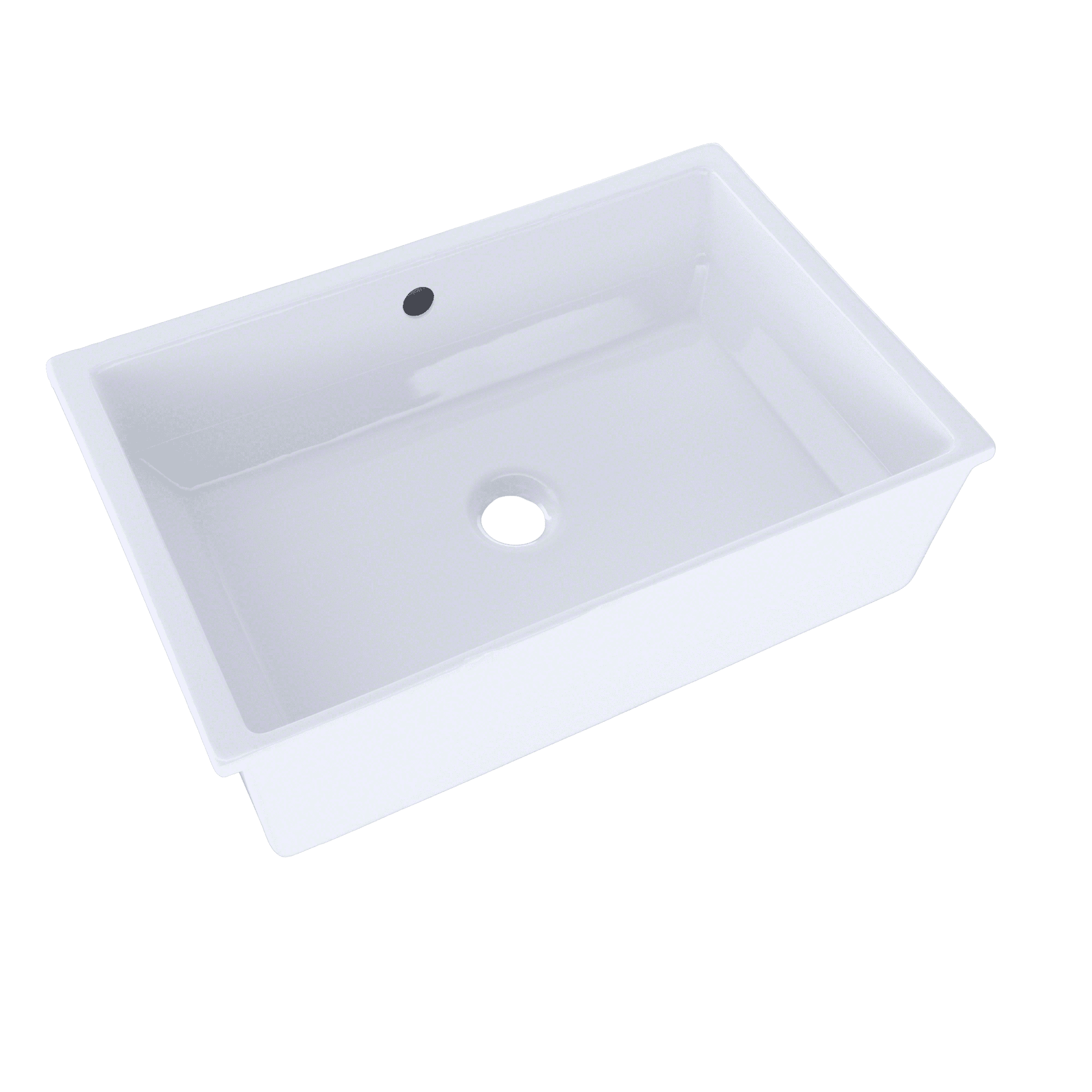 TOTO® Vernica® Design I Undermount Fireclay Bathroom Sink, Cotton White ...