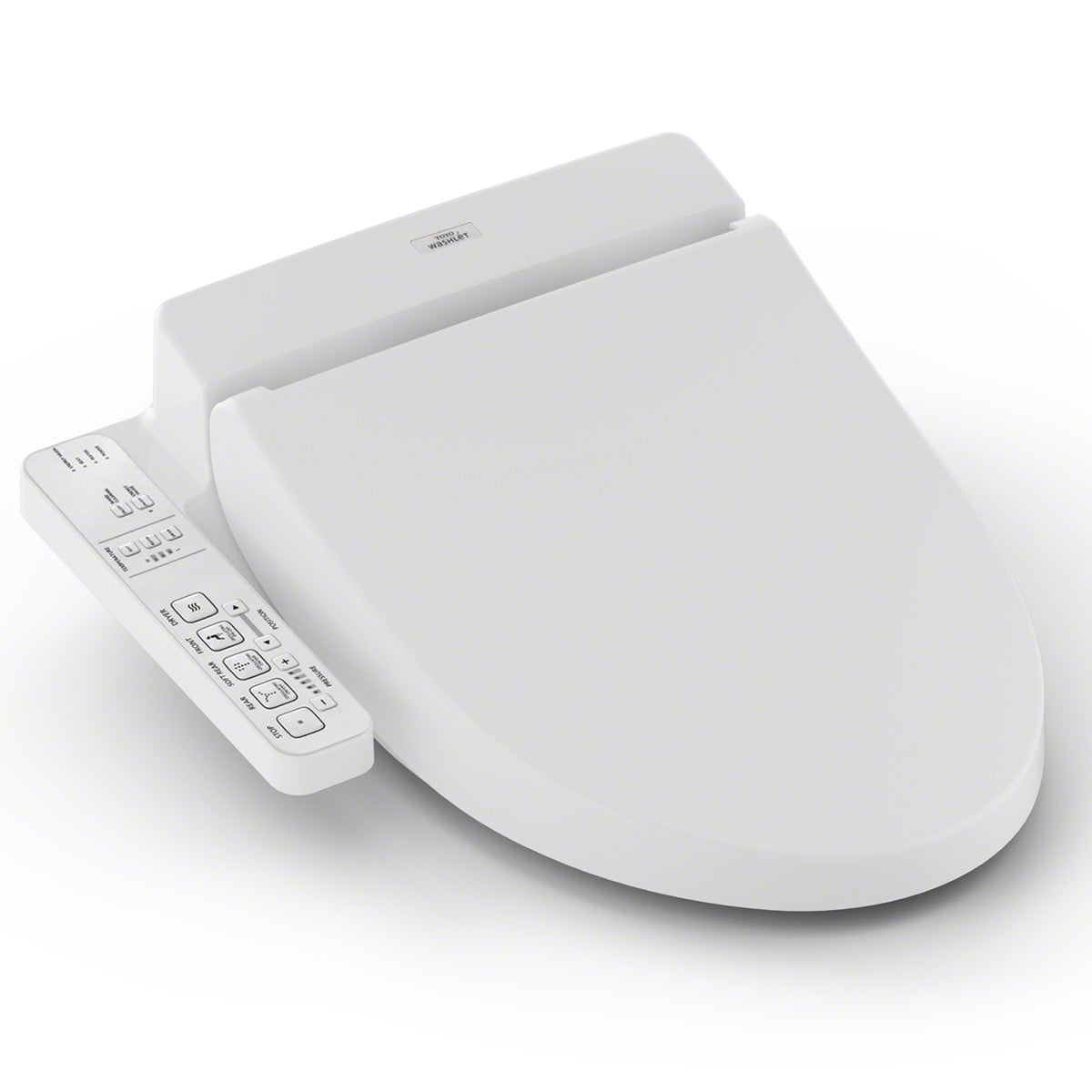 TOTO WASHLET C100 Electronic Bidet Toilet Seat, Round, White, Heated ...