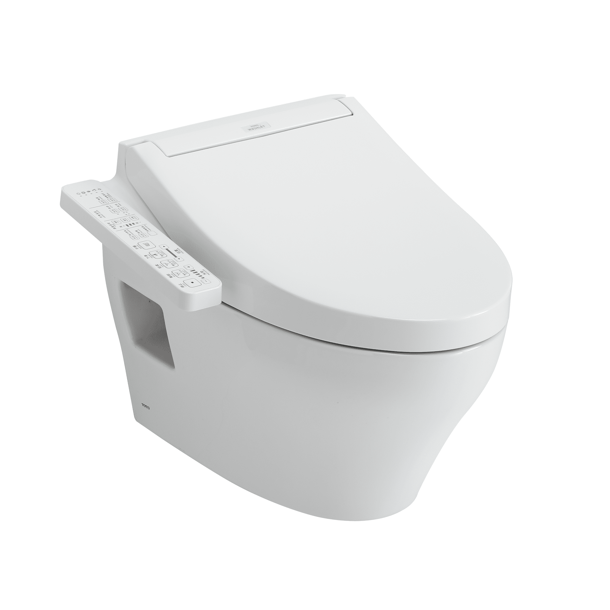 TOTO® WASHLET®+ EP Wall-Hung Elongated Toilet and WASHLET C2 Bidet Seat ...