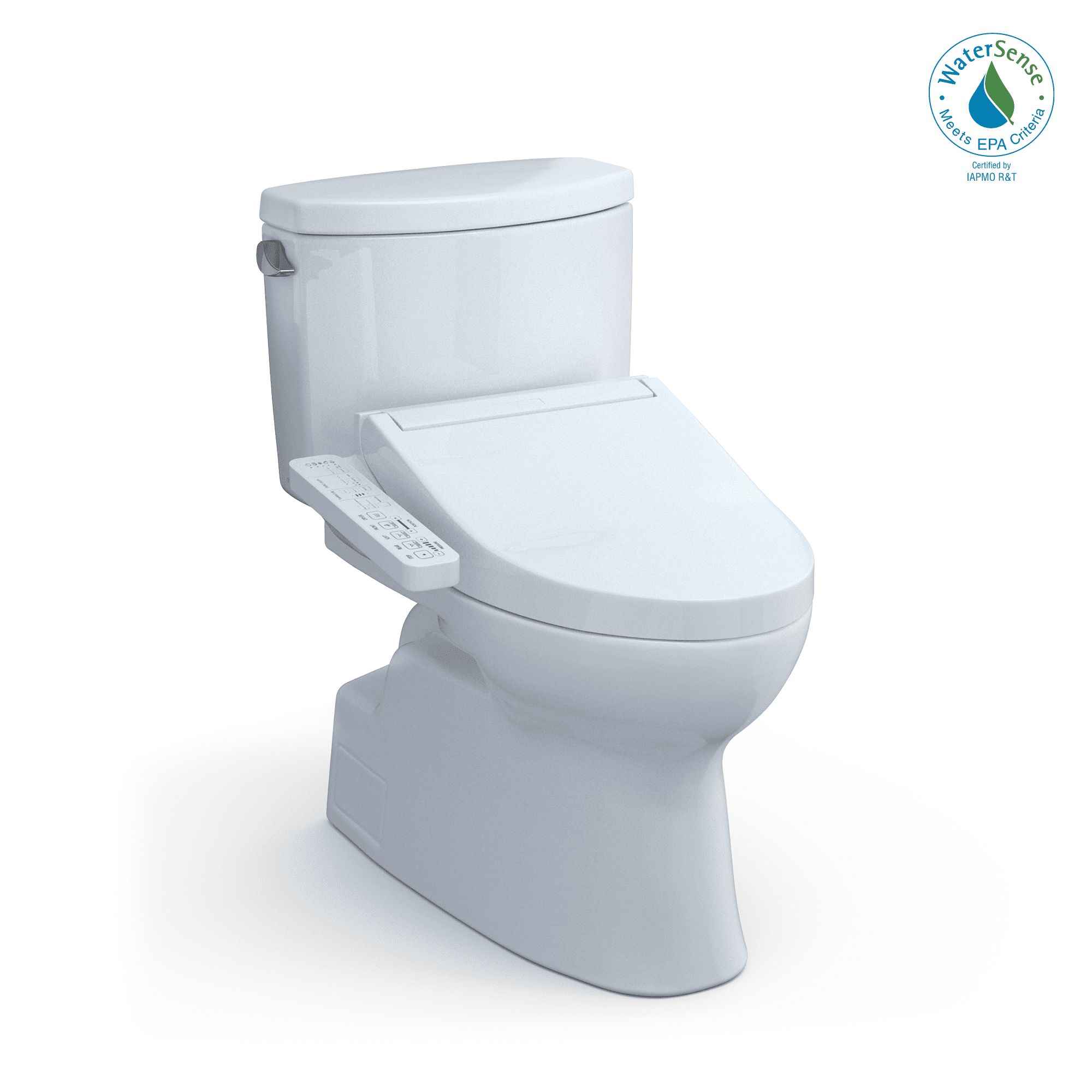 TOTO® WASHLET+® Vespin® II Two-Piece Elongated 1.28 GPF Toilet and ...