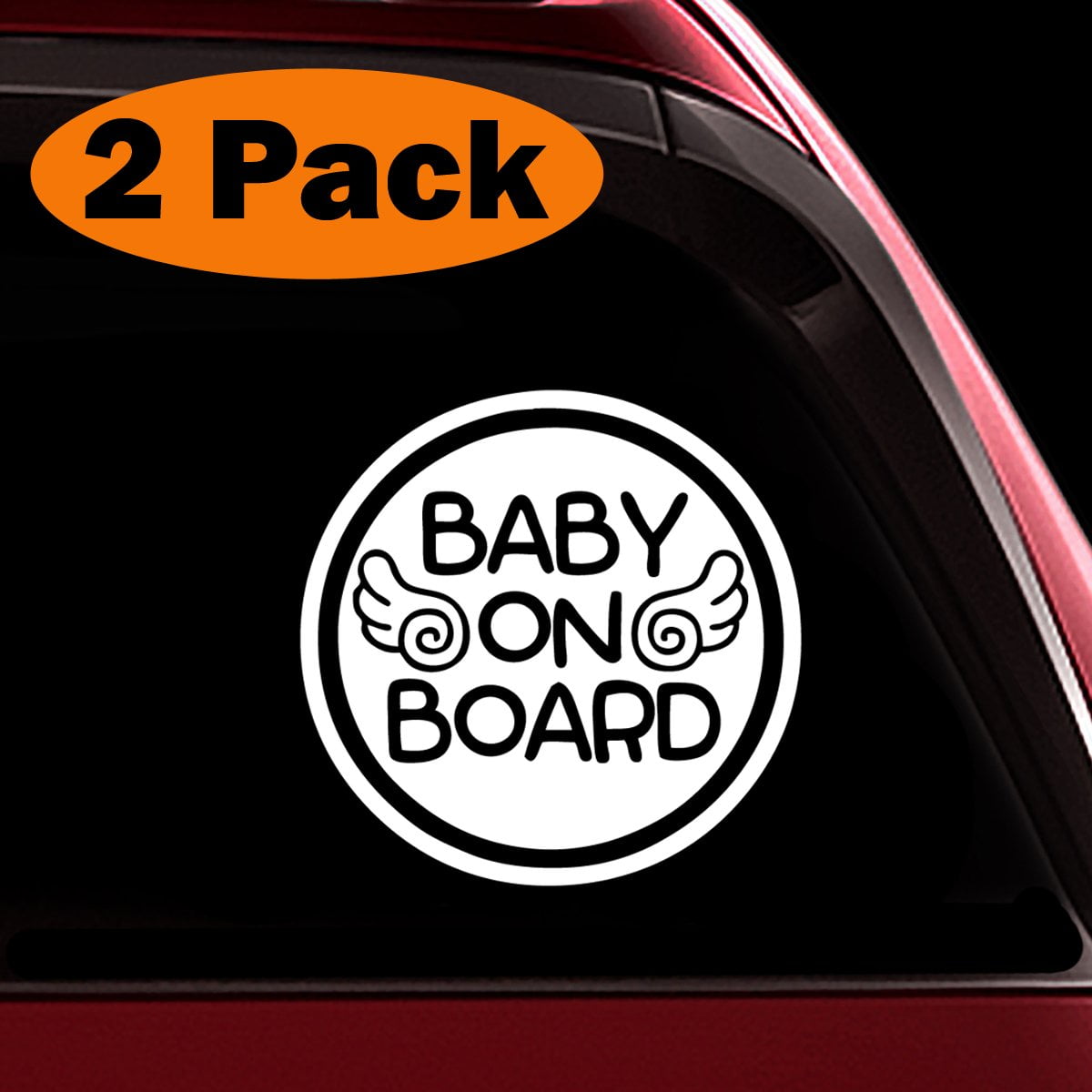 TOTOMO Baby on Board Sticker for Cars Funny Cute Safety Caution Decal ...
