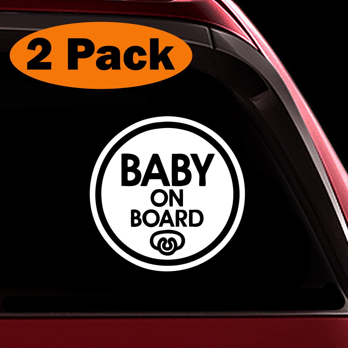 TOTOMO Baby on Board Sticker for Cars Funny Cute Safety Caution Decal ...