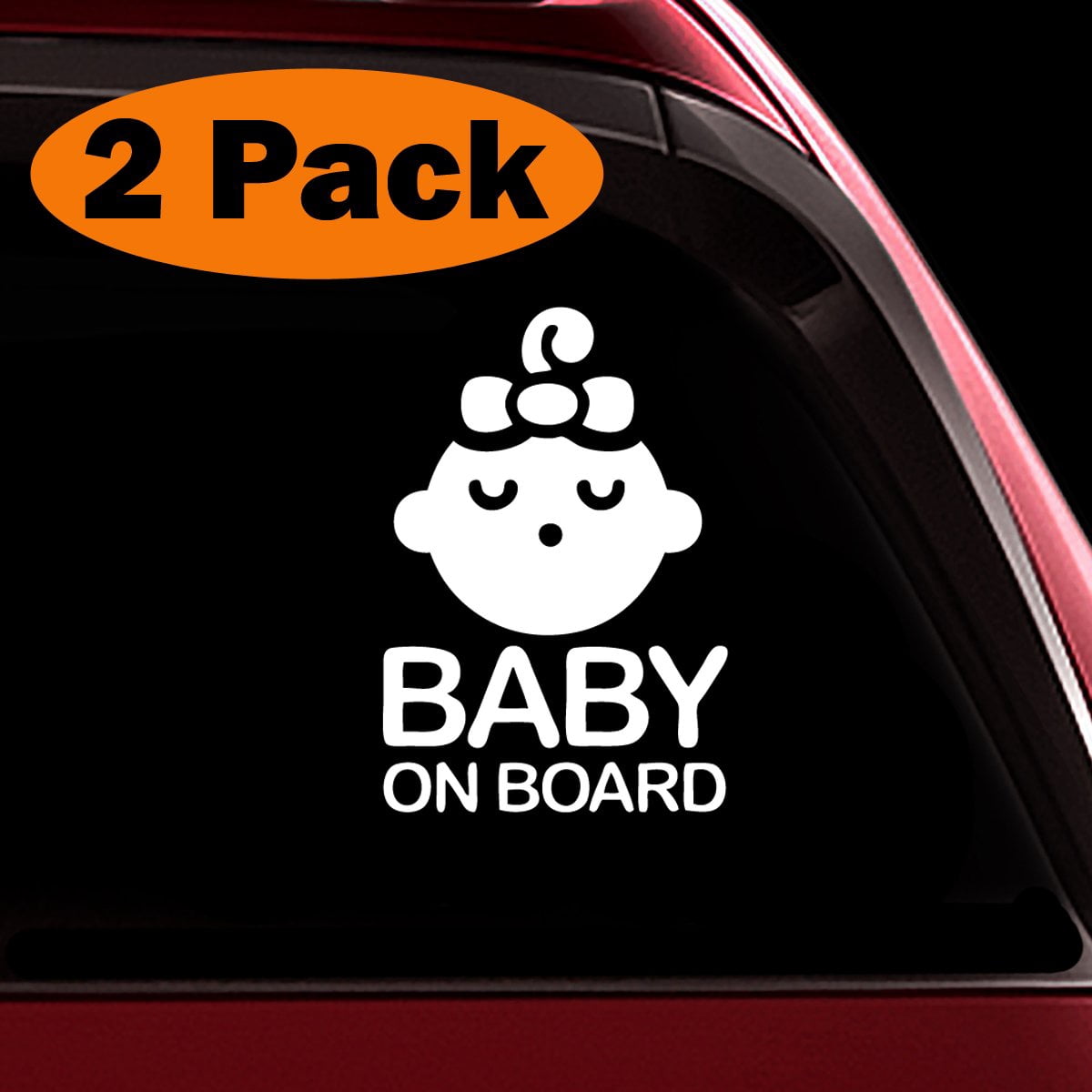 TOTOMO Baby on Board Sticker for Cars Funny Cute Safety Caution Decal ...