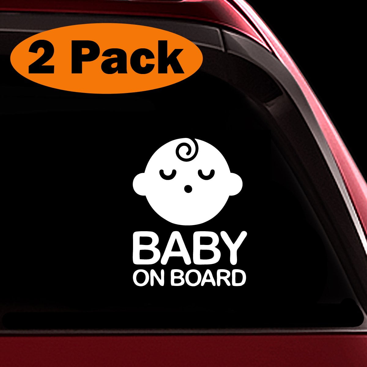 TOTOMO Baby on Board Sticker (Set of 2) - Safety Caution Decal Sign ...