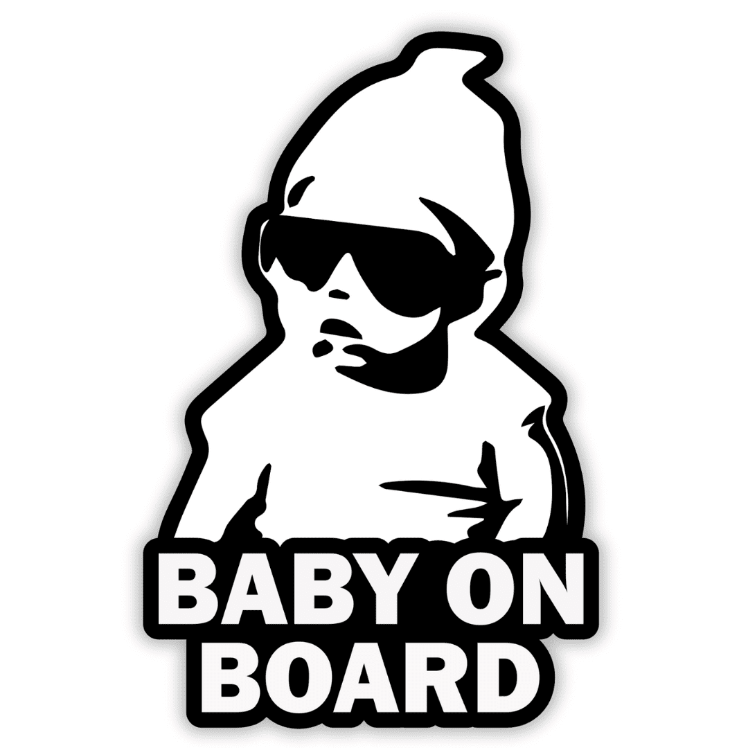 TOTOMO Baby on Board Sticker for Car Window and Bumper, 6 x 4 - Walmart.com