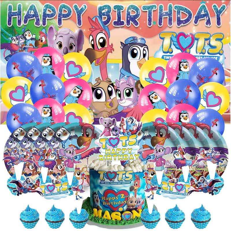 TOTS Balloons Party Supplies Decor Tableware Birthday Cake Topper ...