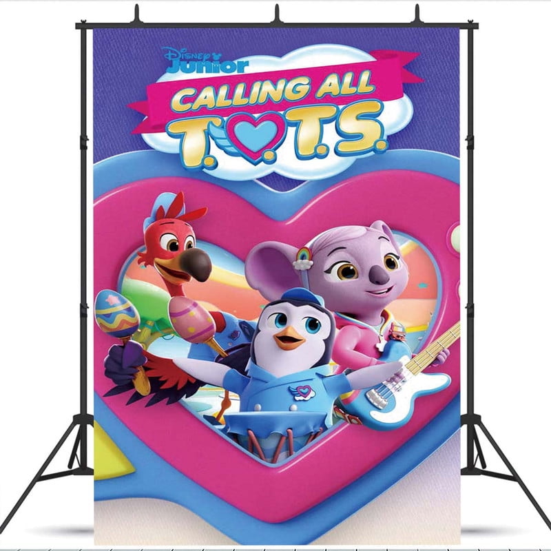 TOTS T.O.T.S. Birthday Party Supplies Banner Backdrop Background ...