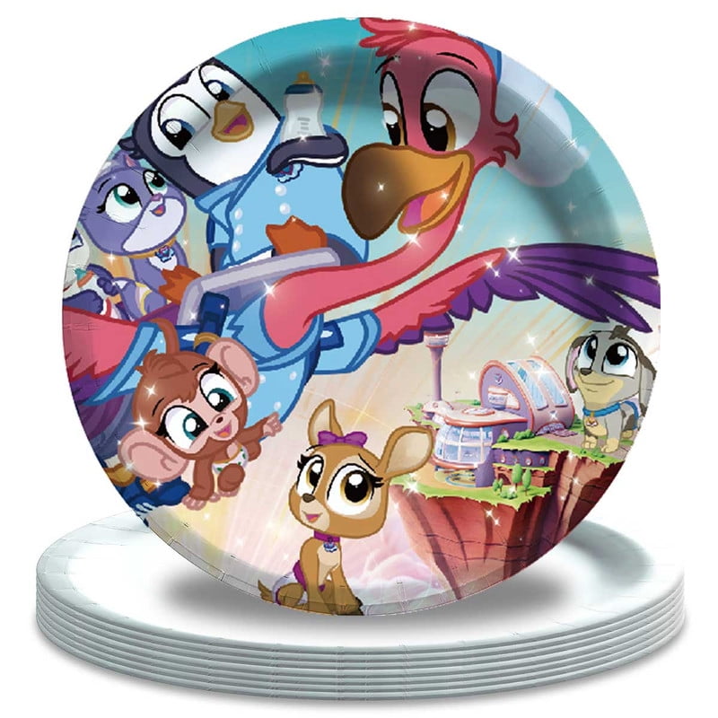 TOTS Tableware Plates Party Supplies Birthday Decorations Disposable ...