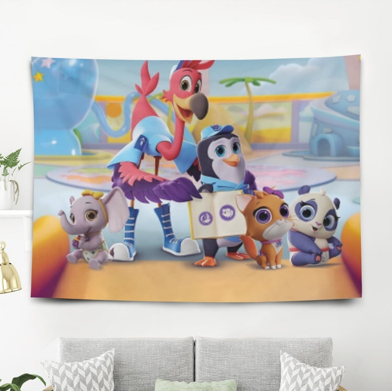 TOTS Tapestry Gift Wall Hanging Backdrop for Room Bedroom Girls Or Boys ...