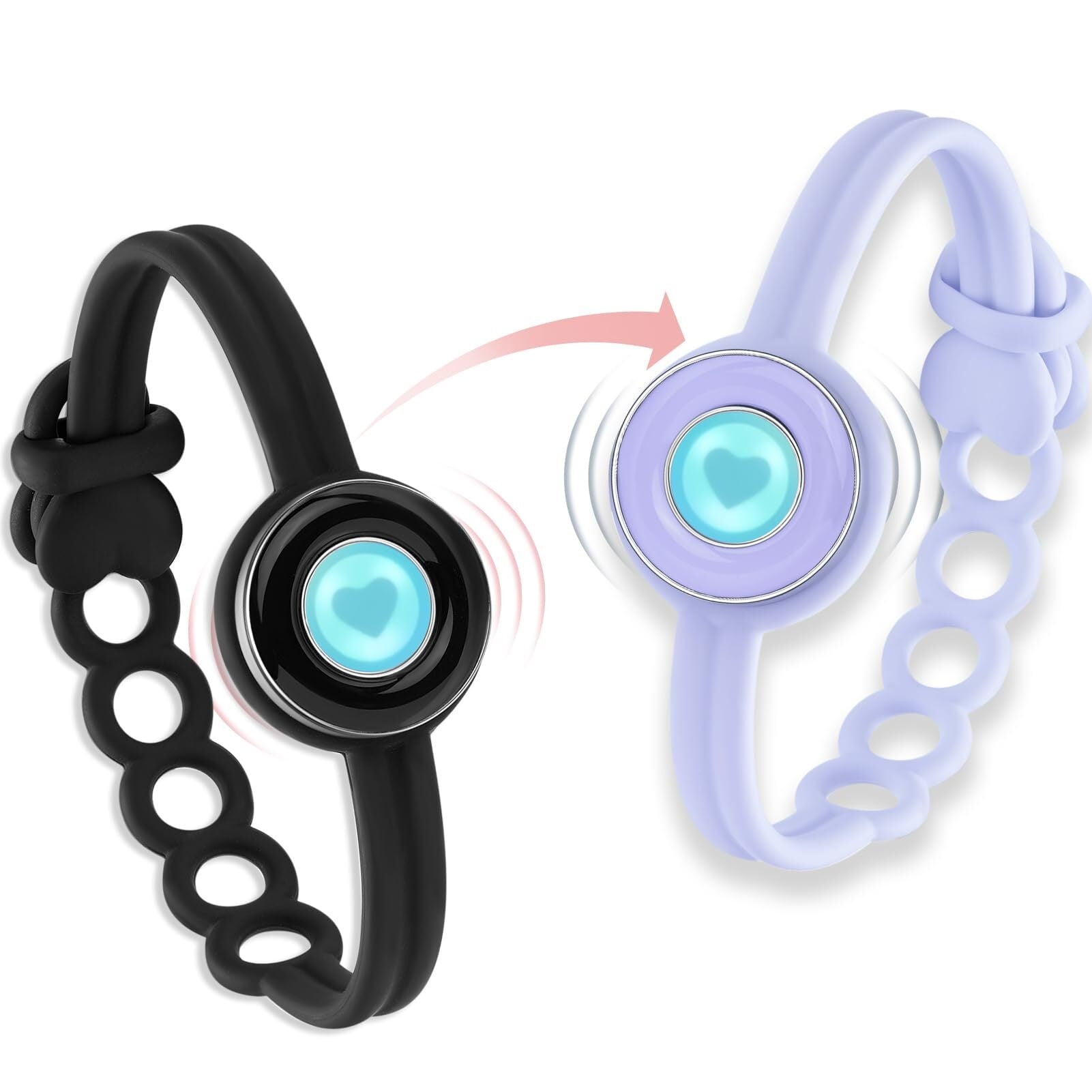 TOTWOO Candy Collection-Long Distance Touch Bracelets for Couples ...