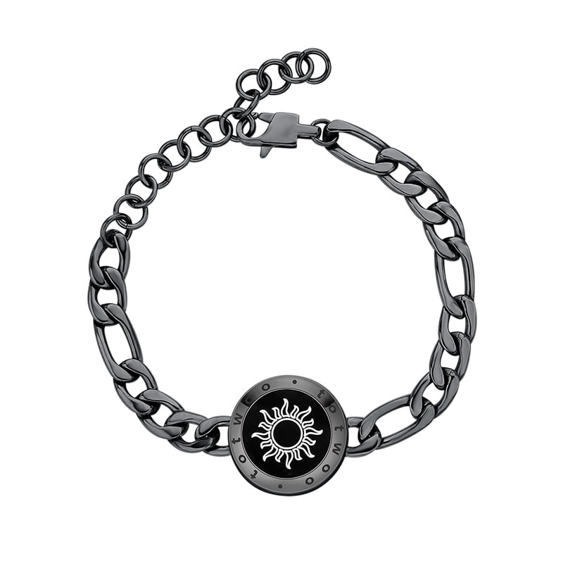 TOTWOO Long Distance Touch Bracelets(Moon&Moon),Vibration & Light up ...