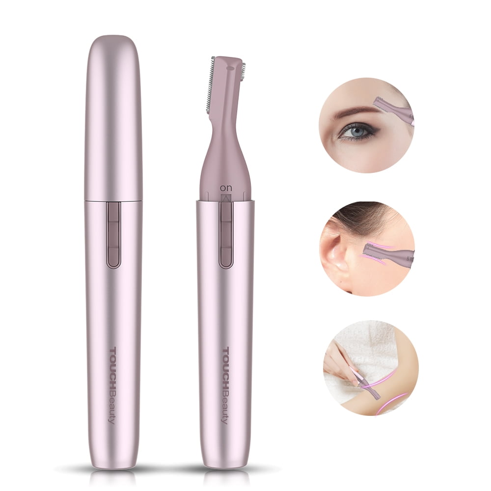 TOUCHBeauty Facial Hair Trimmer Eyebrow Shaper Wet & Dry Hair Removal for Face Legs Battery ...