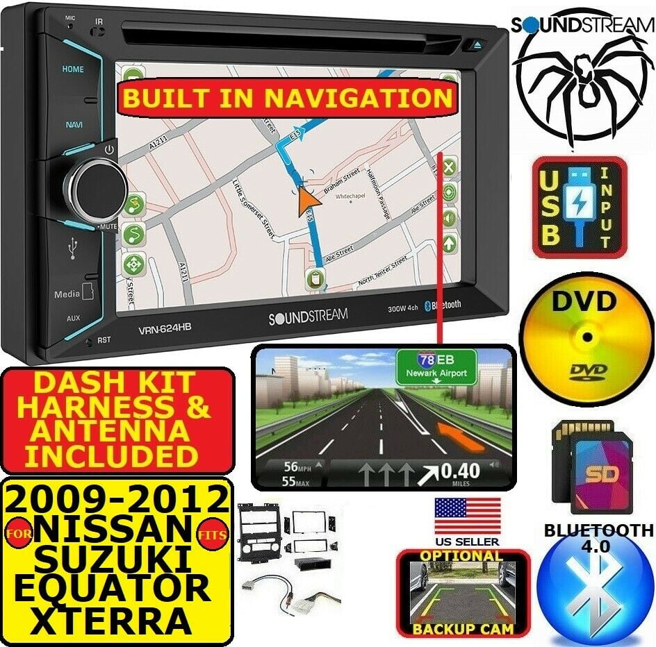 TOUCHSCREEN CD/DVD GPS NAVIGATION SYSTEM BLUETOOTH USB/SD CAR RADIO ...