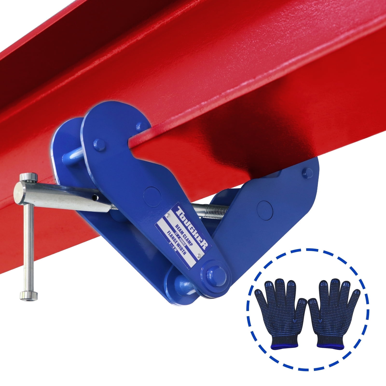 TOUGHER Beam Clamp, 4400lbs/2ton Capacity I Beam Lifting Clamp 3Inch ...