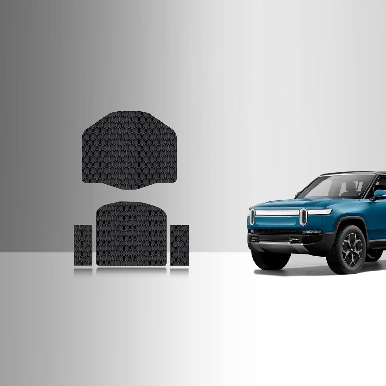 TOUGHPRO Cargo/Trunk Mats Accessories for Rivian R1S Rear Storage Set ...