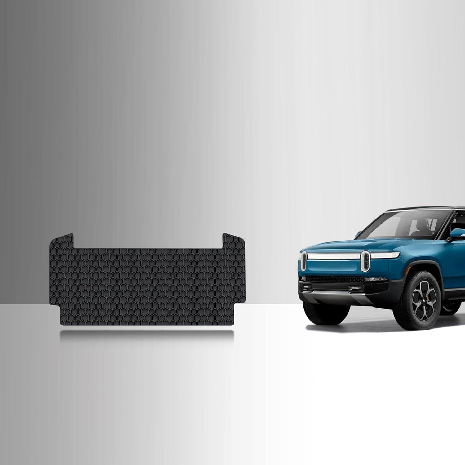 TOUGHPRO Cargo/Trunk Mats Accessories for Rivian R1S 3rd Row Folded Up ...