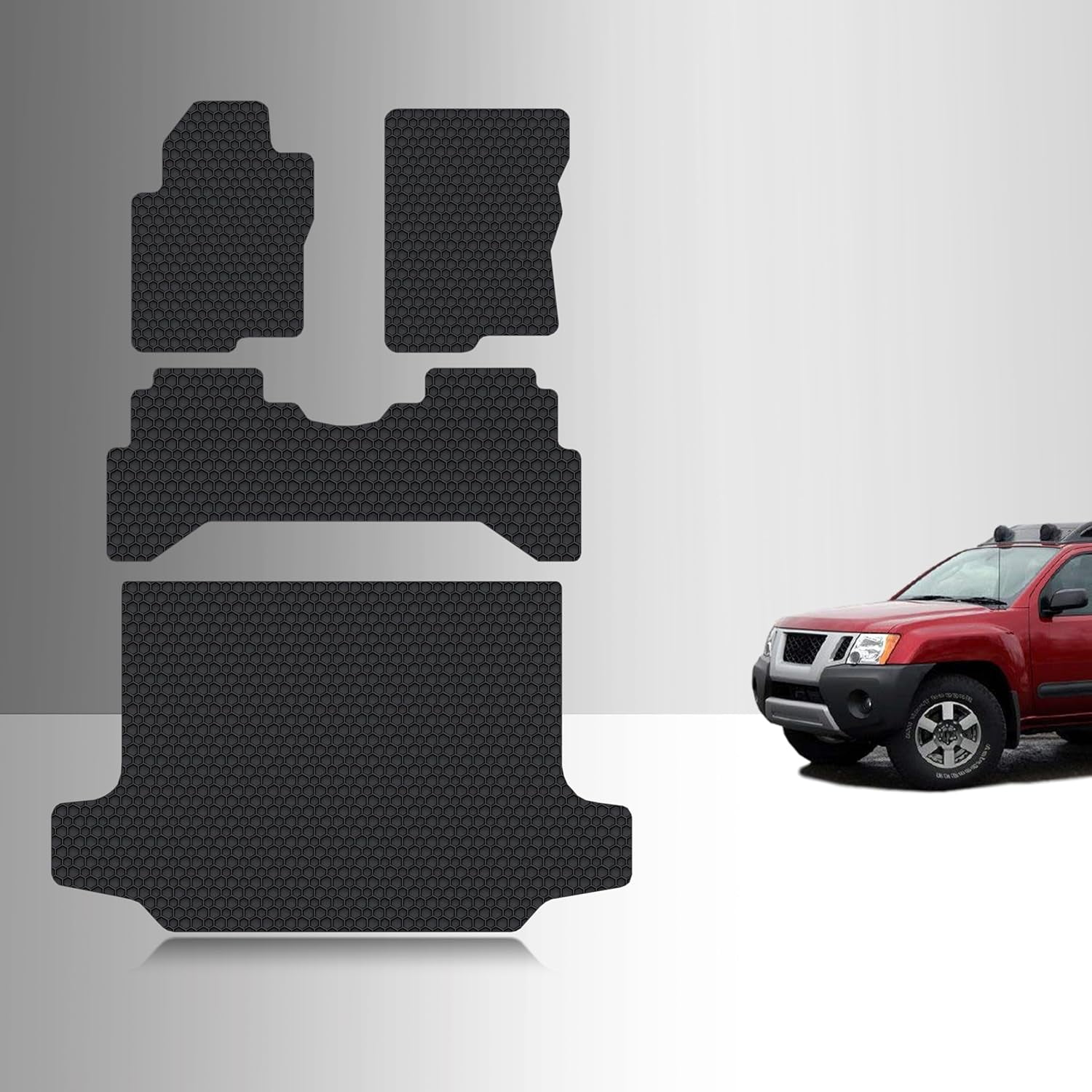 TOUGHPRO Full Set Floor + Cargo Mats Accessories Set for Nissan Xterra ...