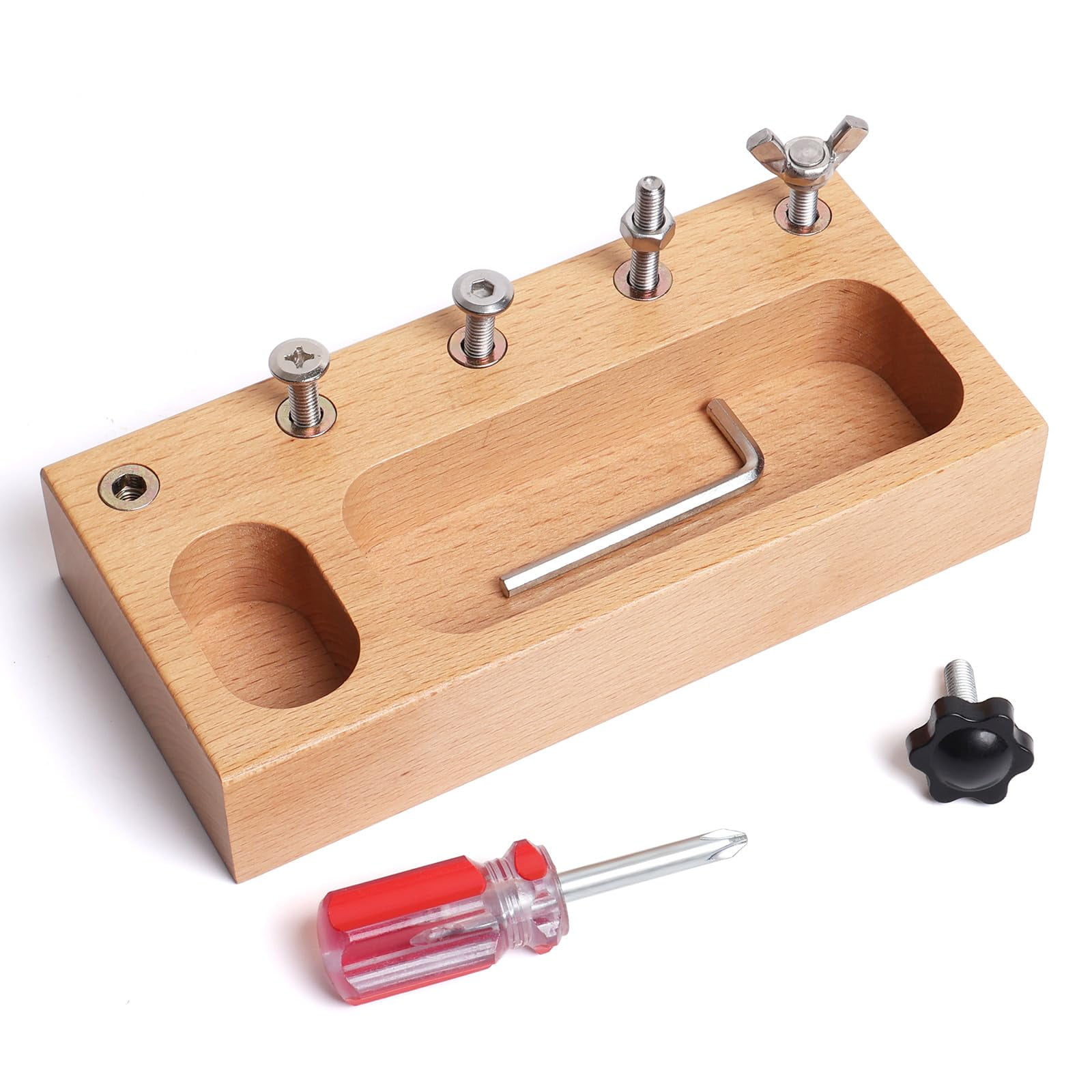 TOUHKAN Kids Screwdriver Toy STF9 Set, Busy Board Sensory for Toddlers ...