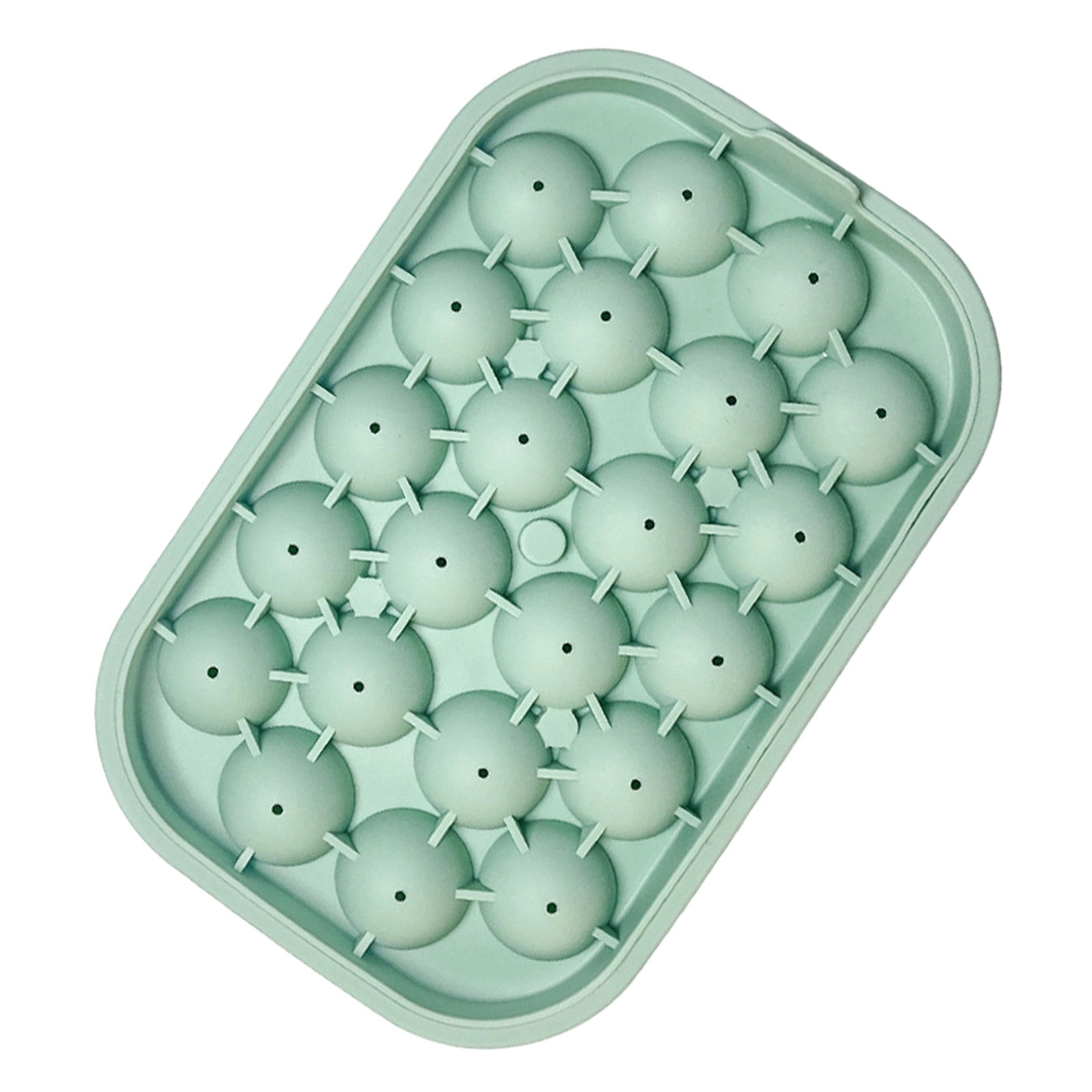 TOUMENY Silicone Ice Ball, 22 Cavity Stackable Ice Maker for Whiskey ...
