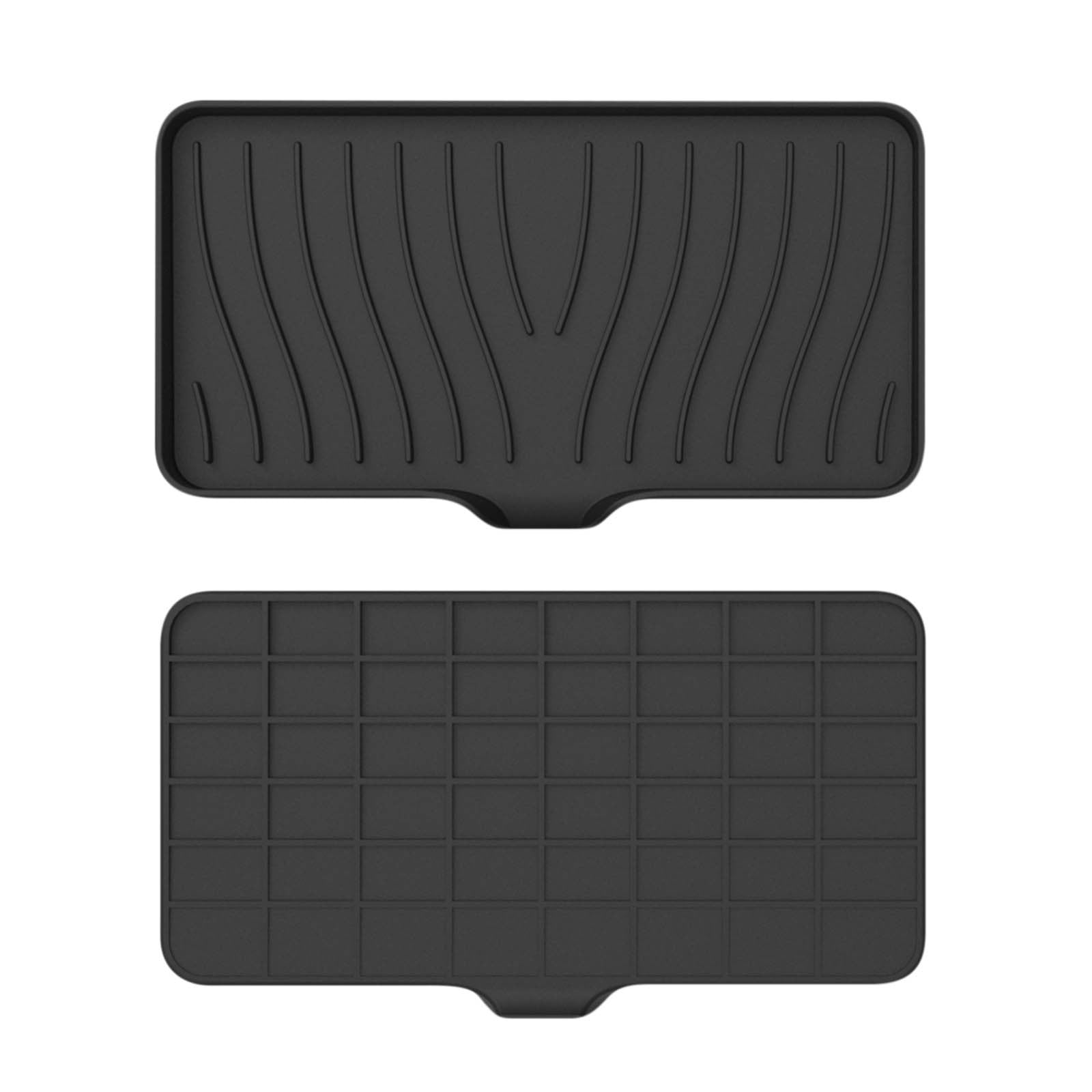 TOUMENY Soft Gel Soap Sponge Tray, Non-Slip Drainage Rack for Kitchen ...