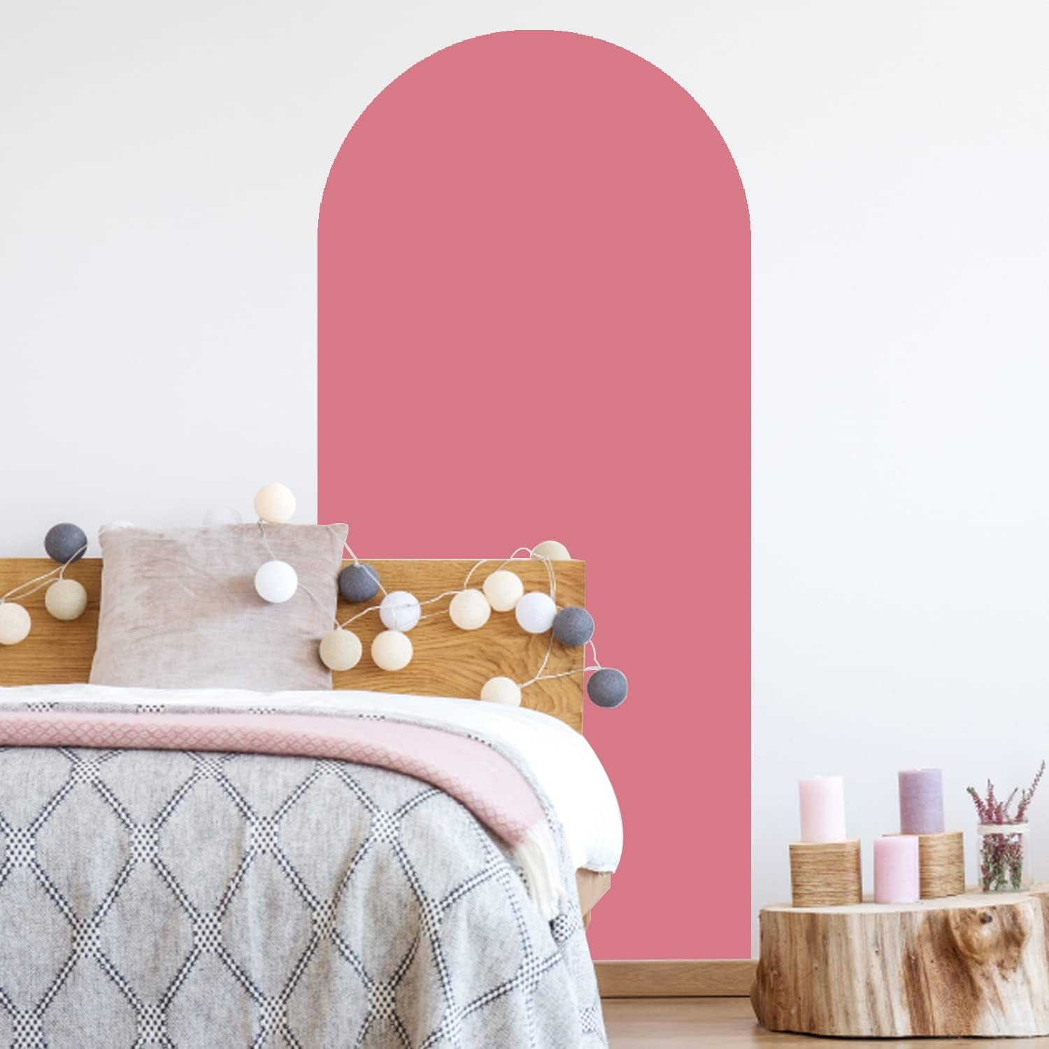 TOUNALKER Boho Arch Wall Decals Decor, Premium Modern Tall Arch Wall ...
