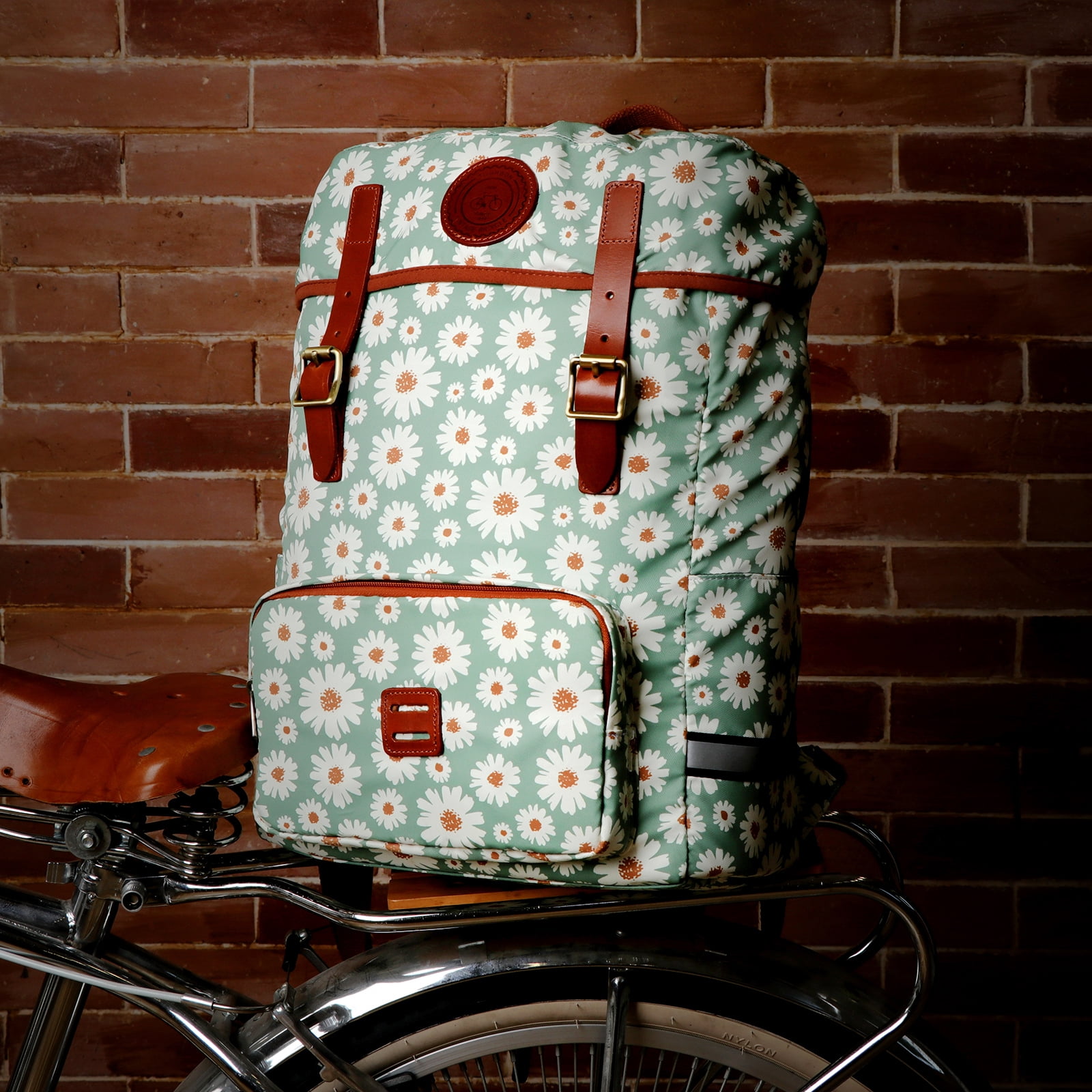 TOURBON Bicycle Rear Rack Pannier Canvas Bike Back Seat Bag Leisure ...