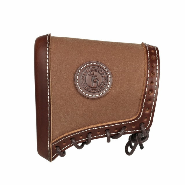 TOURBON Canvas&Leather Recoil Pads Slip On Gun Buttstock Cheek Rest ...