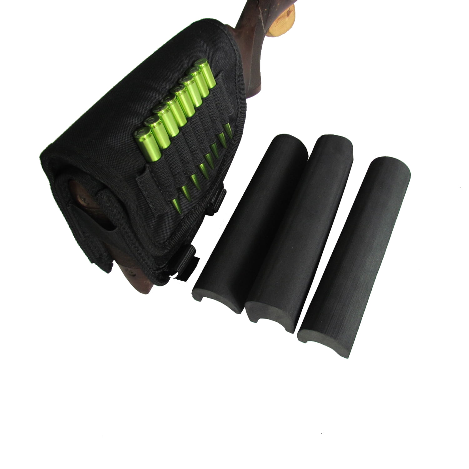 TOURBON Rifle Cheek Weld Riser Rest Comb Raiser with Ammo Holder ...