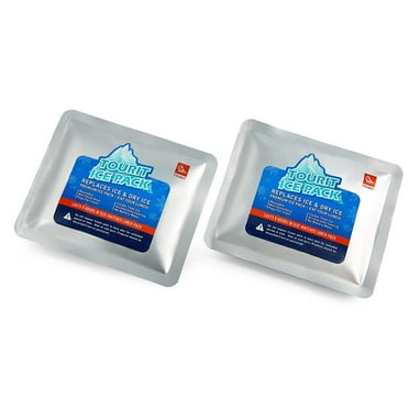 Vakly Refillable Ice Bags with Clamp Closure - Soft Reusable Icepack ...