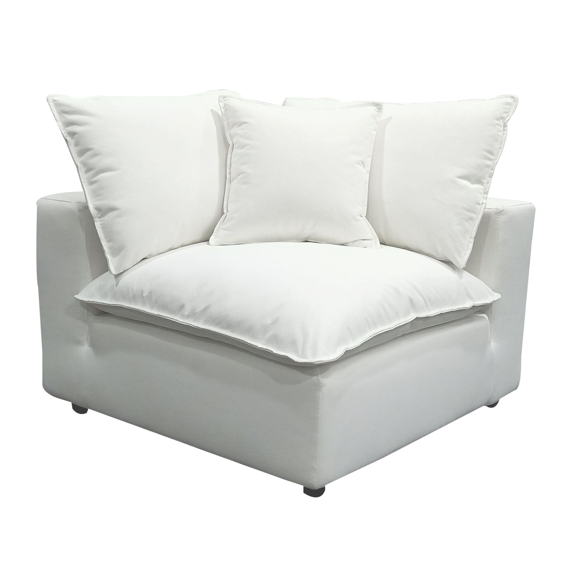 Cali Pearl Performance Fabric Corner Chair - Walmart.com