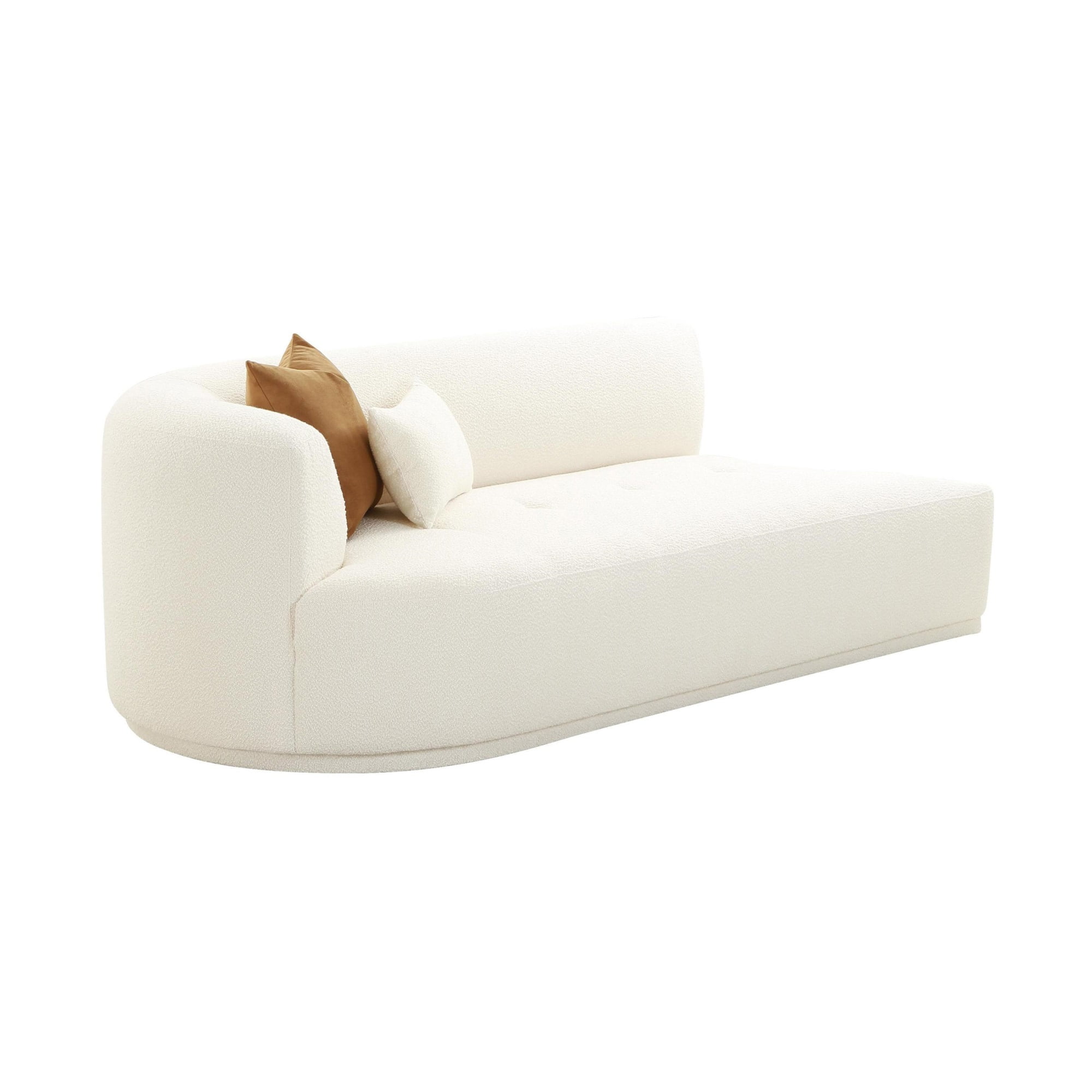 Fickle Cream Boucle Modular LAF Loveseat - Walmart.com