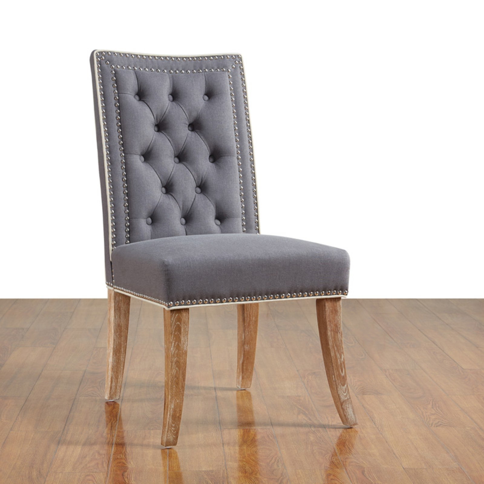 TOV Furniture Garrett Linen Dining Chair - Set of 2 - Walmart.com