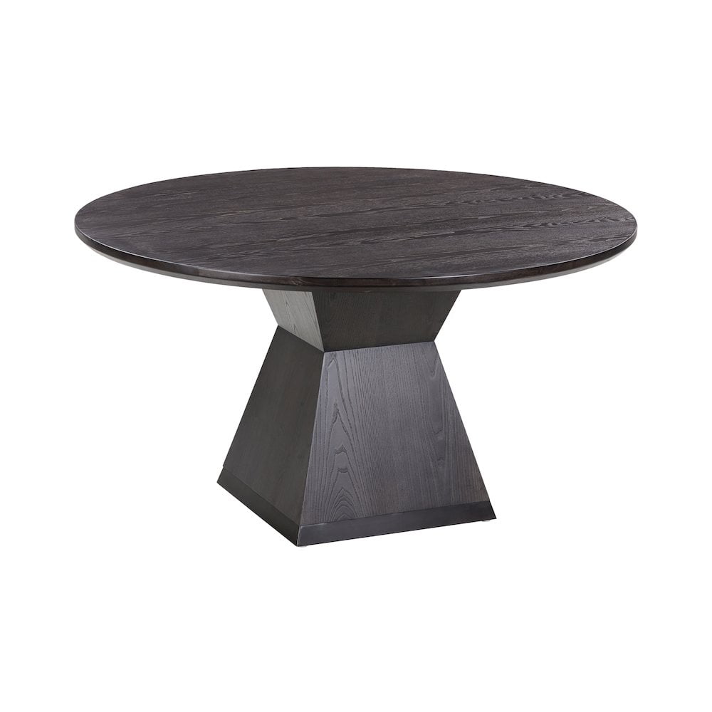 TOV Furniture Nolan Black Round Wood Dining Table - Walmart.com
